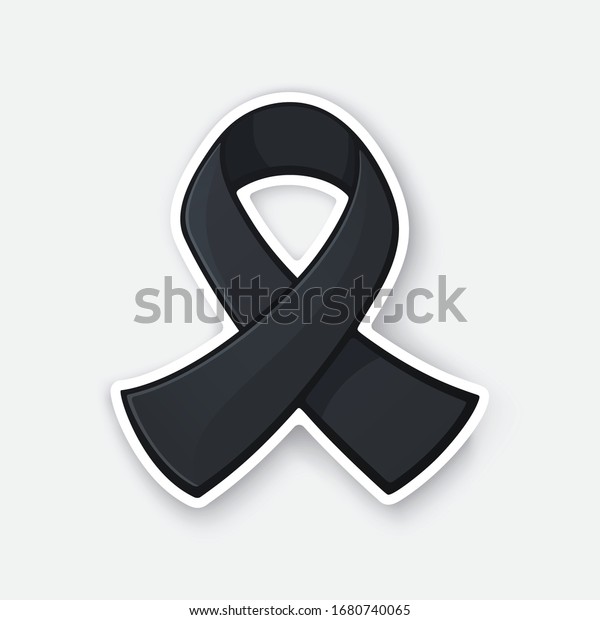 Vector Illustration Black Color Ribbon International Stock Vector ...
