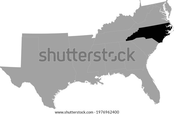 Vector Illustration Black Map Us Federal Stock Vector (Royalty Free ...