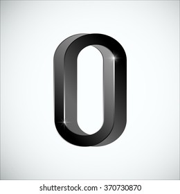 Zero Number Road Font 스톡 벡터(로열티 프리) 160192730 | Shutterstock