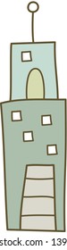 Vector Illustration Block Flats Stock Vector (Royalty Free) 139469159 ...