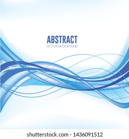 Vector Illustration Blue Color Background Combination Stock Vector ...
