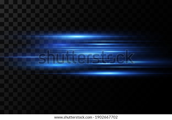 Vector Illustration Blue Color Light Effect Stock Vector (Royalty Free ...