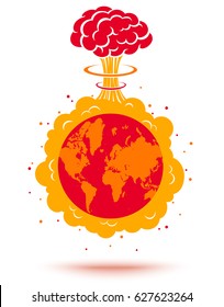 4,128 Exploding globe Images, Stock Photos & Vectors | Shutterstock