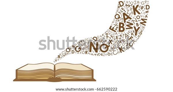 259 Letters Coming Out Of A Book Stock Vectors, Images & Vector Art ...
