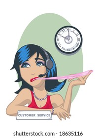 Bored receptionist : 452 images, photos et images vectorielles de stock ...