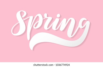 Vector Illustration Brush Hand Written Word Stock Vector (Royalty Free ...