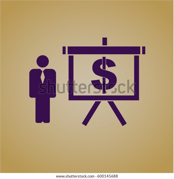 Vector Illustration Business Presentation Symbol Stock Vector (Royalty ...