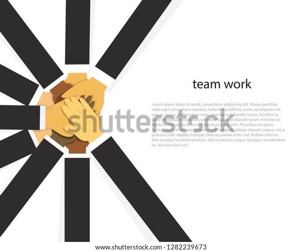 Vektor Stok Vector Illustration Business Teamwork Concept Icons (Tanpa ...