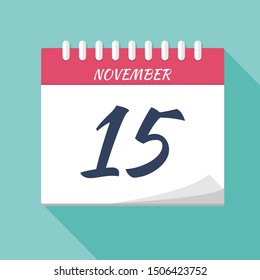 Vector Illustration Calendar Icon Calendar Date Stock Vector (Royalty ...