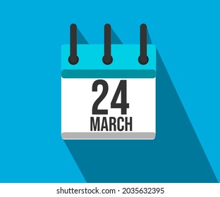 Vector Illustration Calendar Icon Simple Calendar Stock Vector (Royalty ...