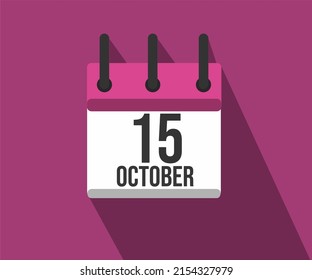1,163 Calendar 15 october Images, Stock Photos & Vectors | Shutterstock