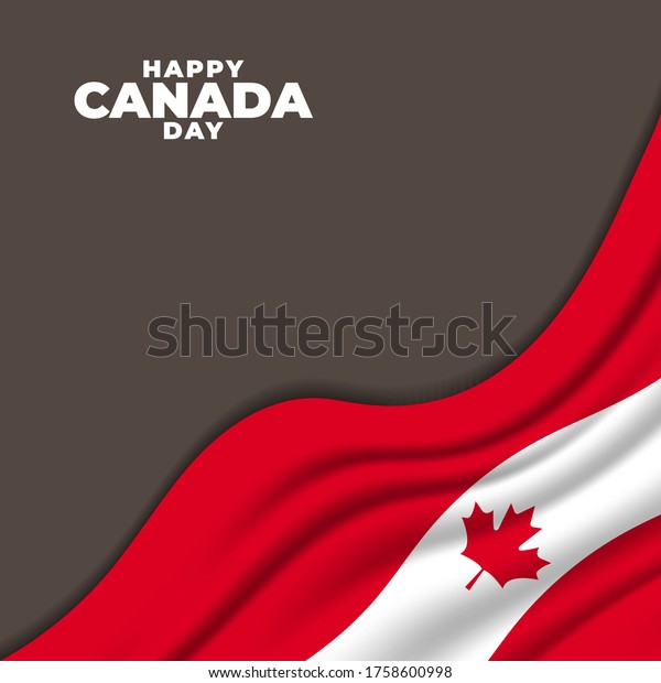 Ilustración vectorial del día canadiense. Día: vector de stock (libre ...