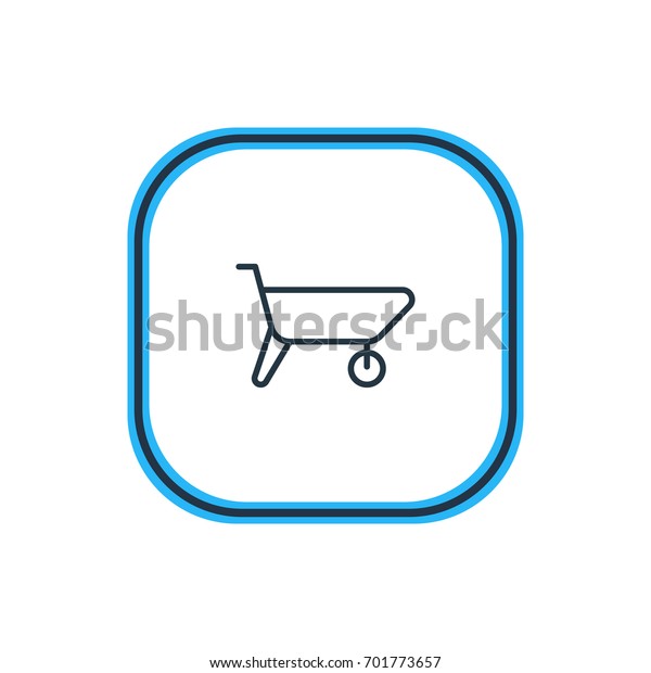 Vector Illustration Carrier Outline Beautiful Industry Stock Vector ...