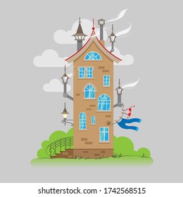 549 Cartoon Brick Factory Images, Stock Photos & Vectors | Shutterstock