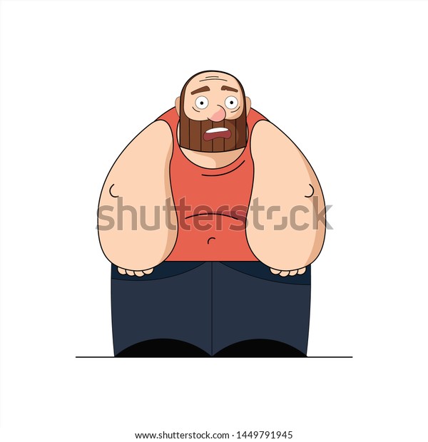 Vector Illustration Cartoon Character Funny Dads Stock Vector (Royalty ...