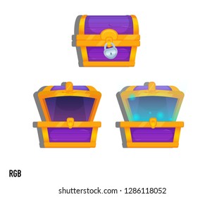 Vector Illustration Cartoon Chest Stock Vector (Royalty Free ...