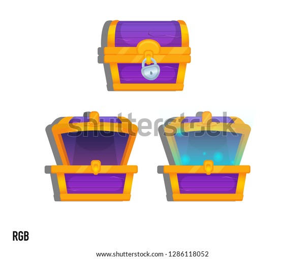 Vector Illustration Cartoon Chest Stock Vector (Royalty Free ...