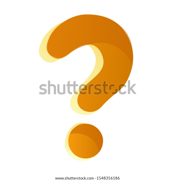 Vector Illustration Cartoon Drawn Question Mark Stock Vector (Royalty ...