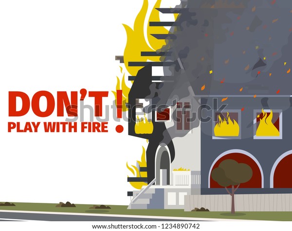 Vector Illustration Cartoon Fire Extinguishing Illustration Stock ...