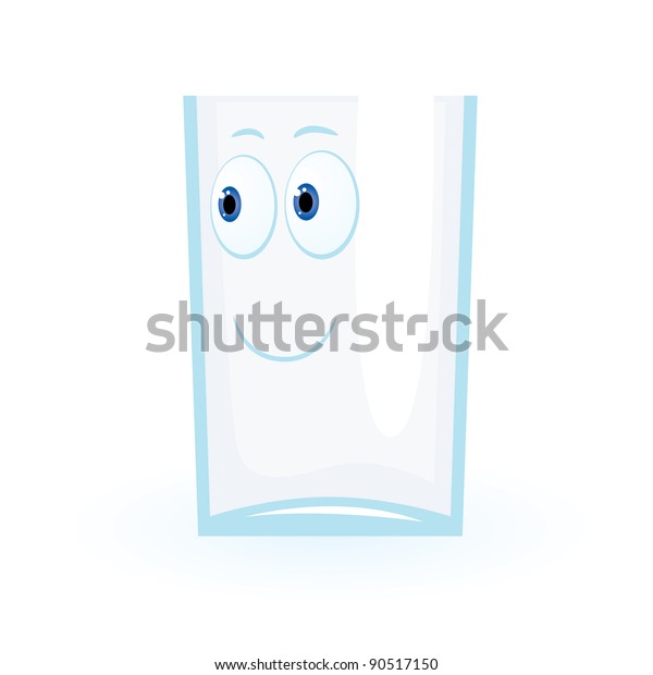 Vector Illustration Cartoon Glass Stock Vector (Royalty Free) 90517150 ...