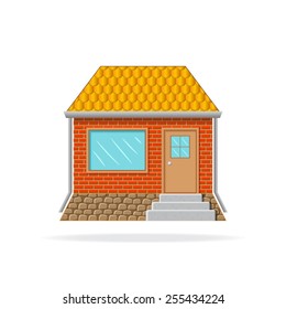 Vector Illustration Cartoon Home Stock Vector (Royalty Free) 255434224 ...