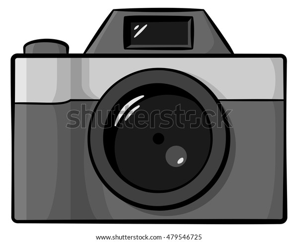 Vector Illustration Cartoon Photo Camera Stock Vector (Royalty Free ...