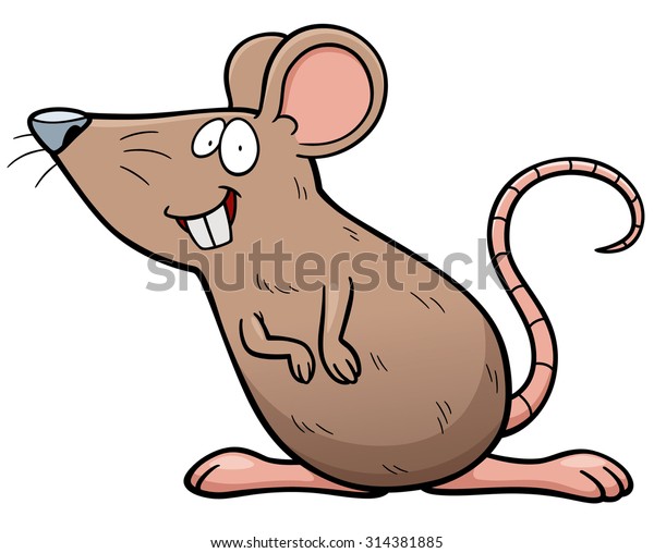 Vector Illustration Cartoon Rat 库存矢量图（免版税）314381885