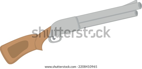 Vector Illustration Cartoon Shotgun Stock Vector (Royalty Free ...