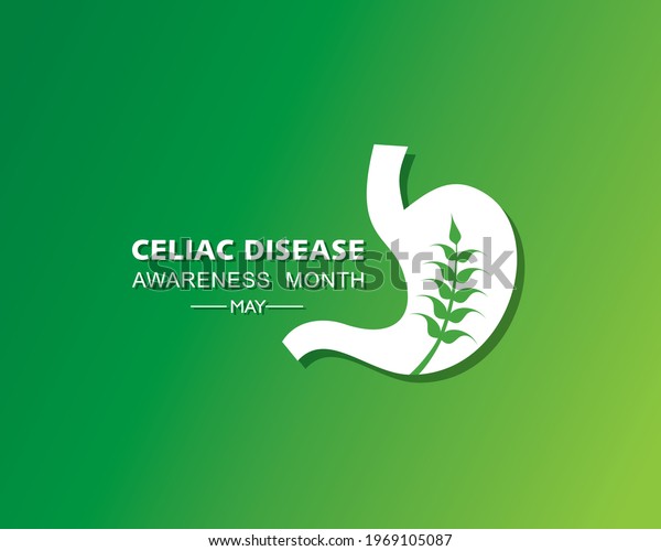 Vector Illustration Celiac Disease Awareness Month Stock Vector ...