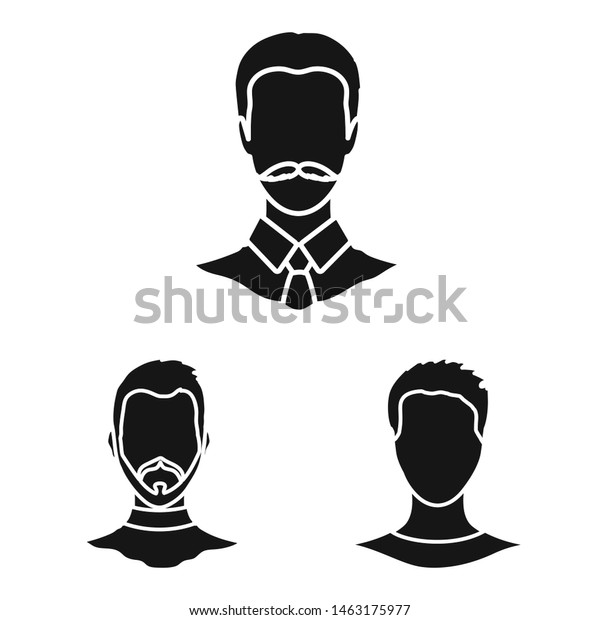 Vector Illustration Character Profile Icon Set Stock Vector (Royalty ...