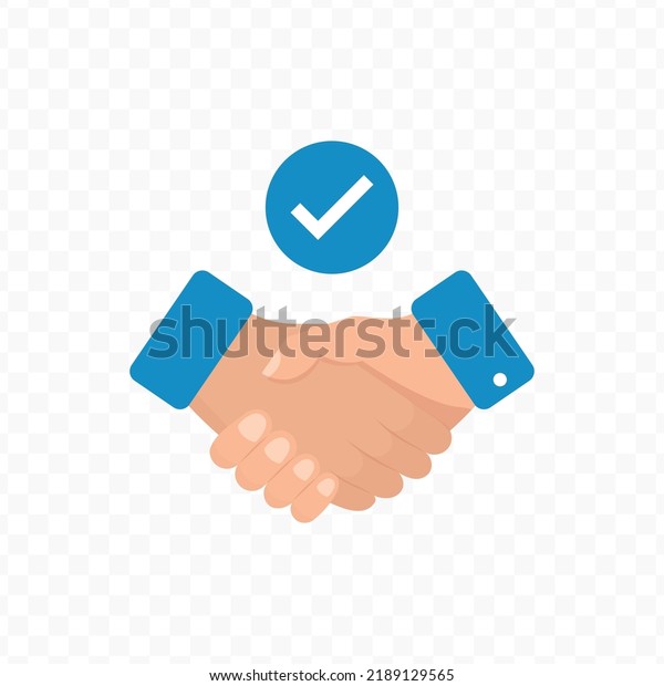 Vector Illustration Check Deal Colored Vector Stock Vector (Royalty ...