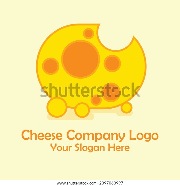 Vector Illustration Cheese Company Logo Stock Vector (Royalty Free ...
