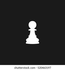 Icon Chess Pawn Vector Stock Vector (Royalty Free) 375859678 | Shutterstock