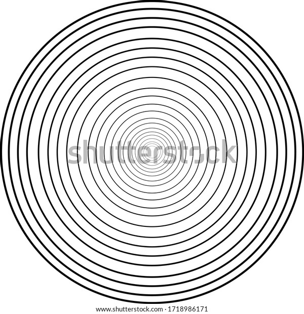 Vector Illustration Circle Hypnosis Circle Circle Stock Vector (Royalty ...