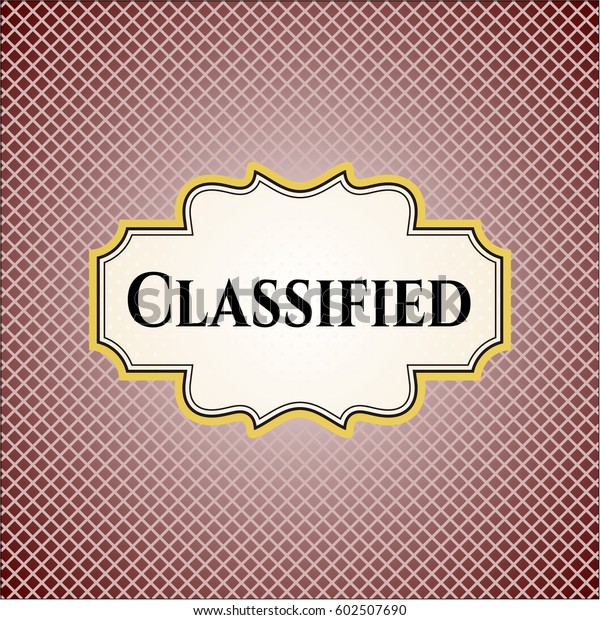 Vector Illustration Classified Banner Card Stock Vector (Royalty Free ...