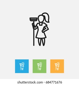 Vector Illustration Cleanup Symbol On Scrubbing Stock Vector (Royalty ...