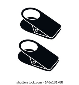 Vector Illustration Clothespeg Peg Symbol Set Stock Vector (Royalty ...