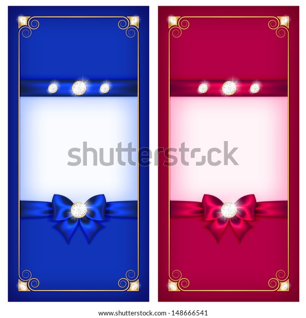Vector Illustration Collection Greeting Cards Created Stock Vector ...