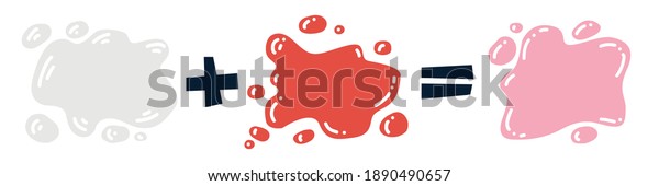Vector Illustration Color Circle Worksheet Kids Stock Vector (Royalty ...