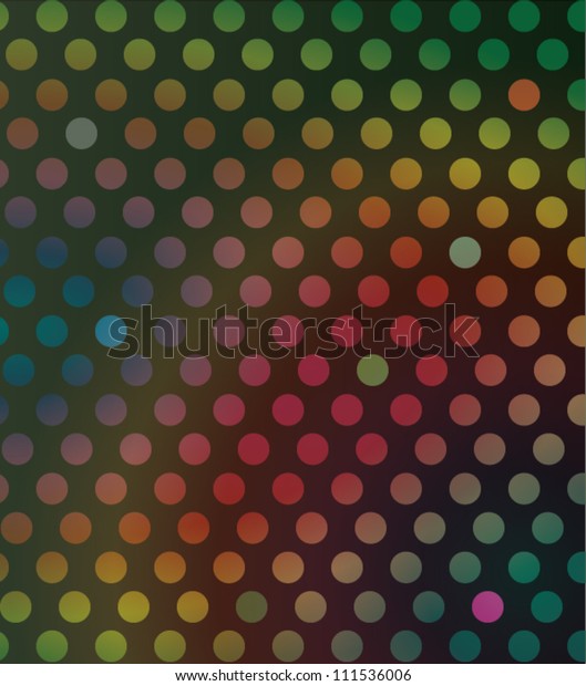 Vector Illustration Colorful Spectrum Dots Background Stock Vector ...