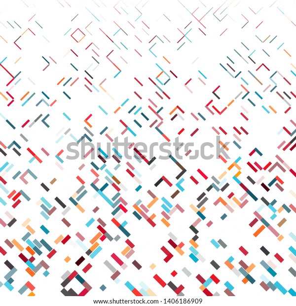 Vector Illustration Complex Pixel Pattern Reminiscent Stock Vector ...