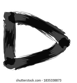 Vector Illustration Concave Symbol Abstract Style Stock Vector (Royalty ...