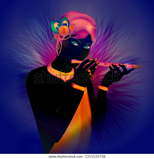 Vector Illustration Concept Religion Avatar God Stock Vector (Royalty ...