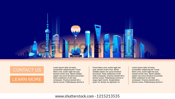 Vector Illustration Conceptual Horizontal Advertising Banner Stock ...