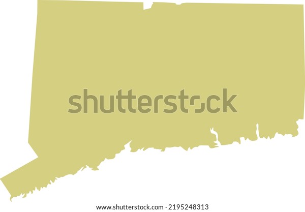 Vector Illustration Connecticut Map Stock Vector (Royalty Free ...