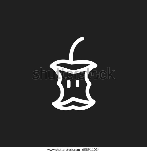 Vector Illustration Cook Symbol On Stub Stock Vector (Royalty Free ...