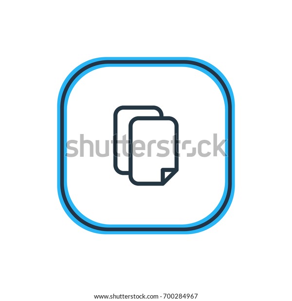 Vector Illustration Copy Outline Beautiful Archive Stock Vector ...