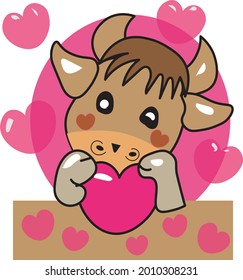142 Pink cattle heart Images, Stock Photos & Vectors | Shutterstock