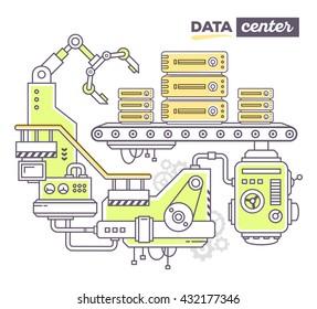 18,857 Server Line Art Images, Stock Photos & Vectors | Shutterstock