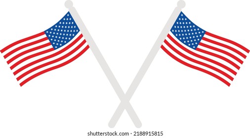 14,883 Crossed American Flags Images, Stock Photos & Vectors | Shutterstock